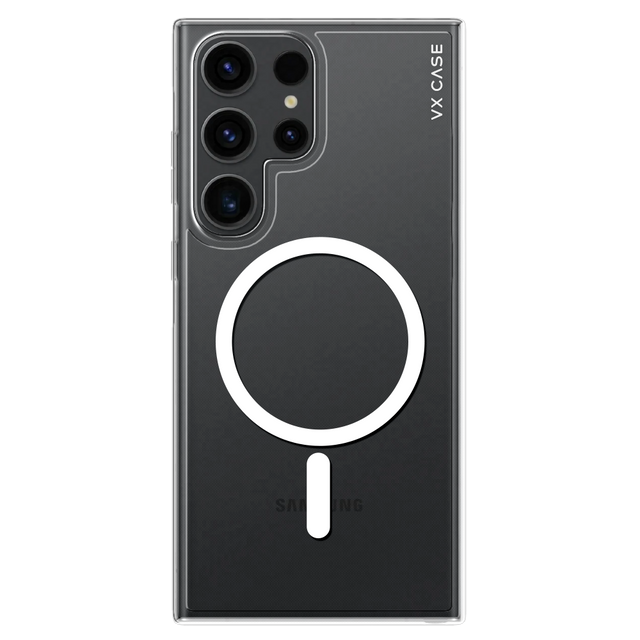 Capa MagSafe Galaxy S23 Ultra Transparente - Silicone Rígida – VX Case